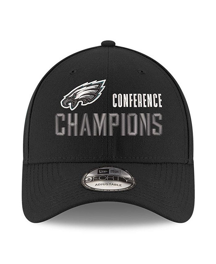 New Era Men's Black Philadelphia Eagles 2022 NFC Champions Replica ...