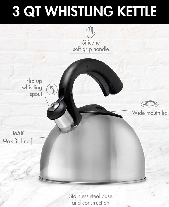 Primula Stainless Steel 3 Quarts Today Colin Whistling Kettle - Macy's