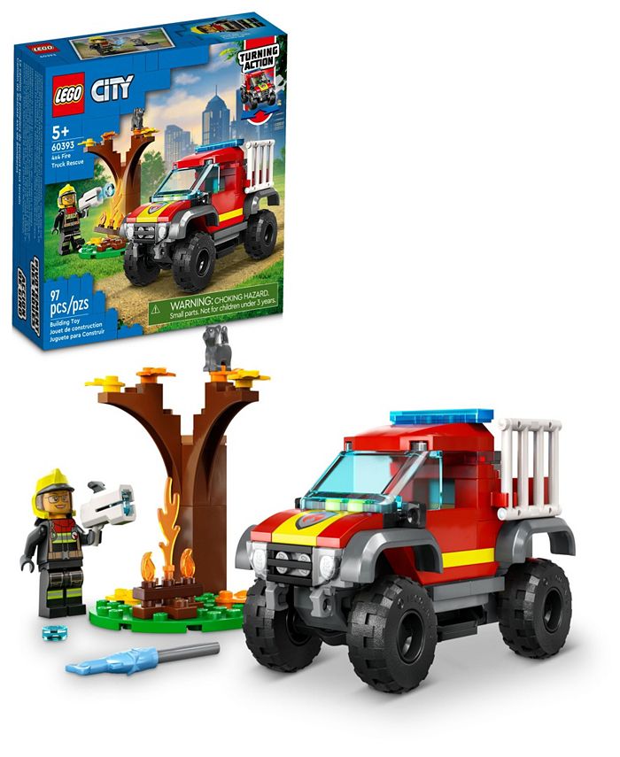LEGO® City Fire 4x4 Fire Truck Rescue 60393 Building Set, 97 Pieces ...