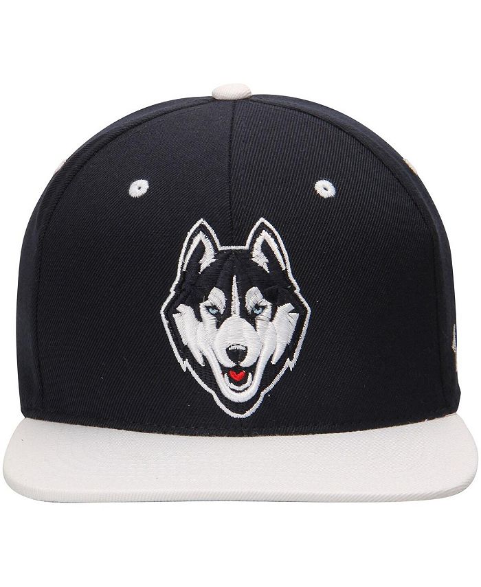 Zephyr Men's Navy, White UConn Huskies Z11 Snapback Adjustable Hat ...