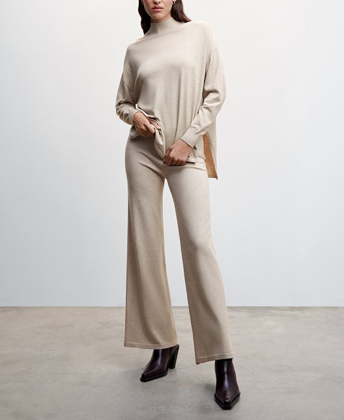 MANGO Women's Knitted Wideleg Pants & Reviews - Pants & Capris - Women ...