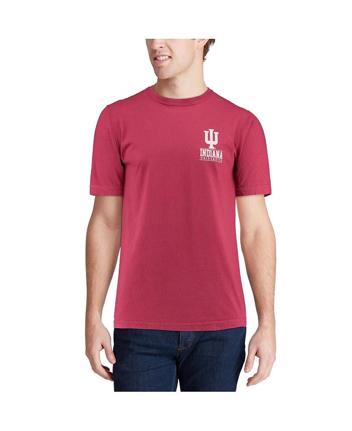 Image One Men's Crimson Indiana Hoosiers Comfort Colors Campus Icon T ...