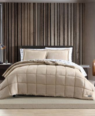 Eddie Bauer Sherwood Micro-Suede Comforter Set, Twin - Macy's