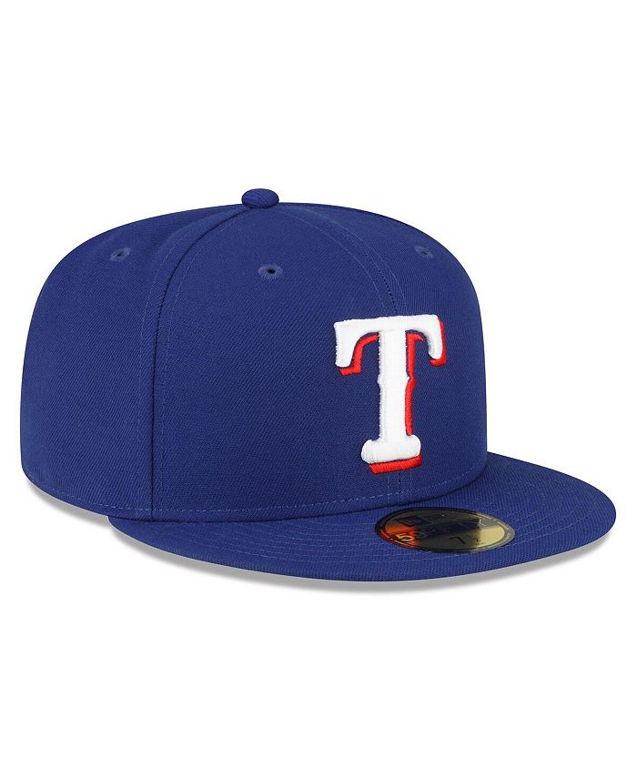 New Era Men's Royal Texas Rangers Authentic Collection Replica 59FIFTY ...