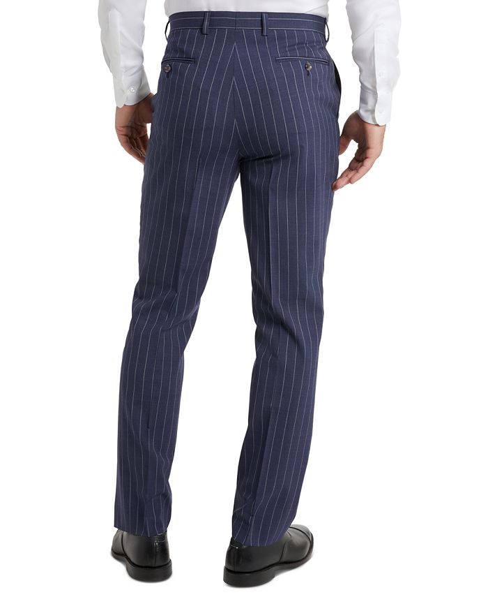 Tayion Collection Men's Classic-Fit Pinstripe Suit Pants & Reviews ...