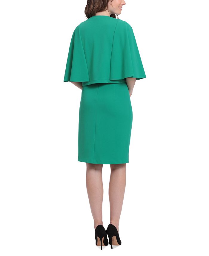 London Times Women's Capelet Jacket & Sleeveless Sheath Dress - Macy's