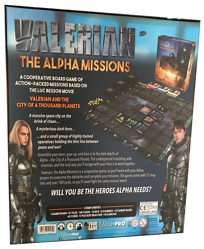 Ultra Pro Valerian The Alpha Missions Strategy Board Game - Macy's