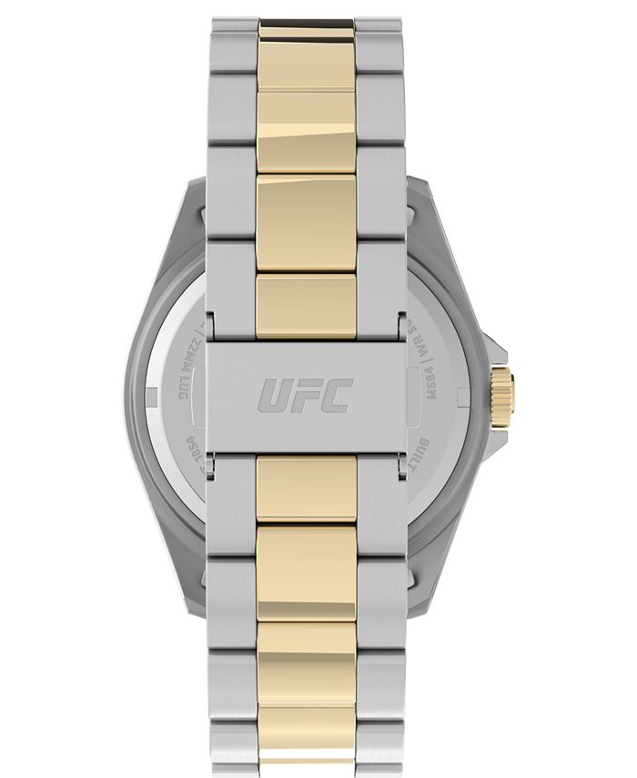 Timex UFC Men's Quartz Debut Stainless Steel Two-Tone Watch, 42mm - Macy's