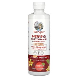 MaryRuth's Men s 40+ Multivitamin with Hormonal Support Vanilla Peach ...