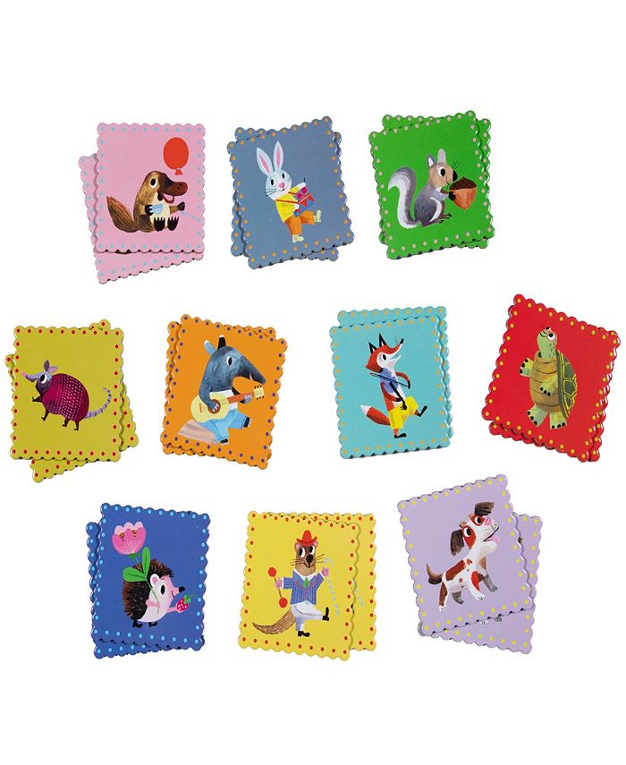 Eeboo Nice Animals Preschool Memory And Matching Game, Ages 3 and more ...
