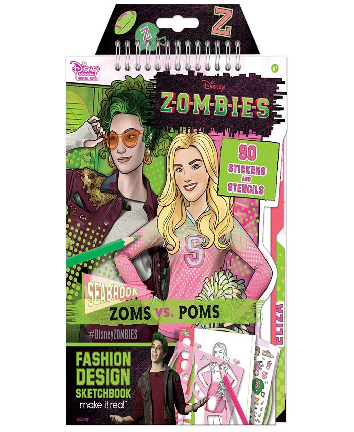 Disney Zombie Fashion Design Sketchbook Make It Real, includes 90 ...