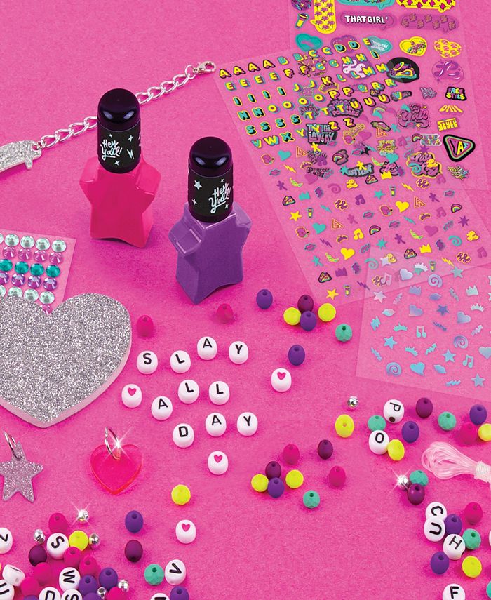 That Girl Lay Lay Express Yo Self DIY Nail Art Bracelets Kit Create 6 ...