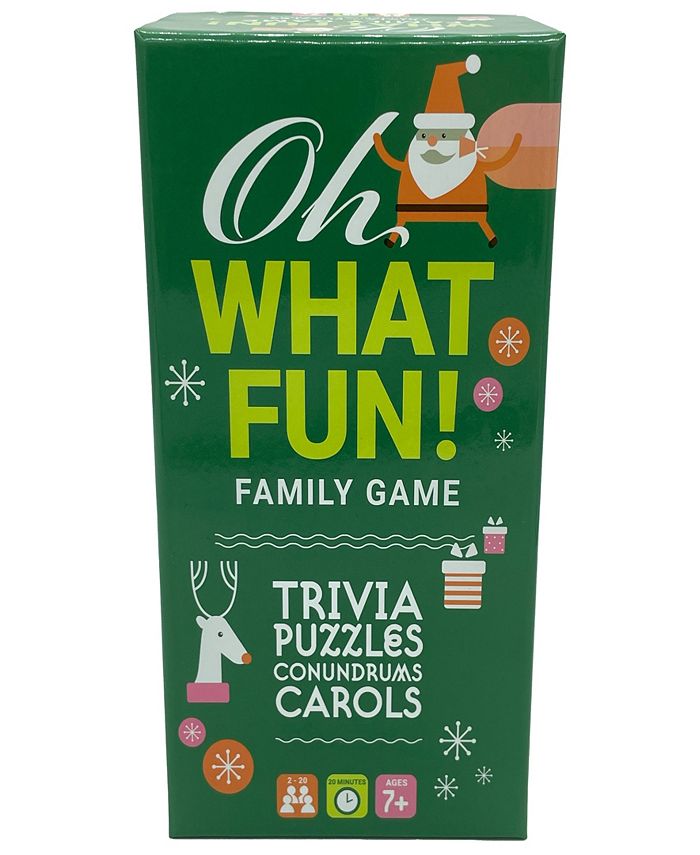 Project Genius Oh What Fun Holiday, Family, Party, Trivia Game Solve ...
