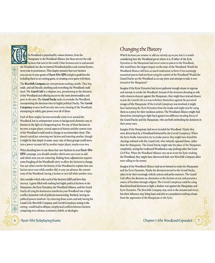 Magpie Games Root The Rpg Travelers Outsiders Hardcover Book, a ...