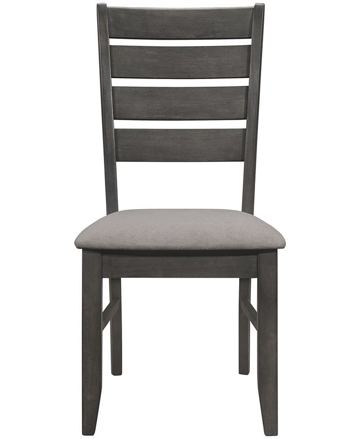 Coaster Home Furnishings Dalila 2-Piece Asian Hardwood Ladder Back Side ...