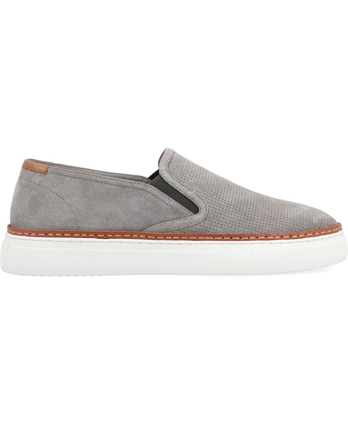 Thomas & Vine Men's Tillman Slip-On Leather Sneakers - Macy's