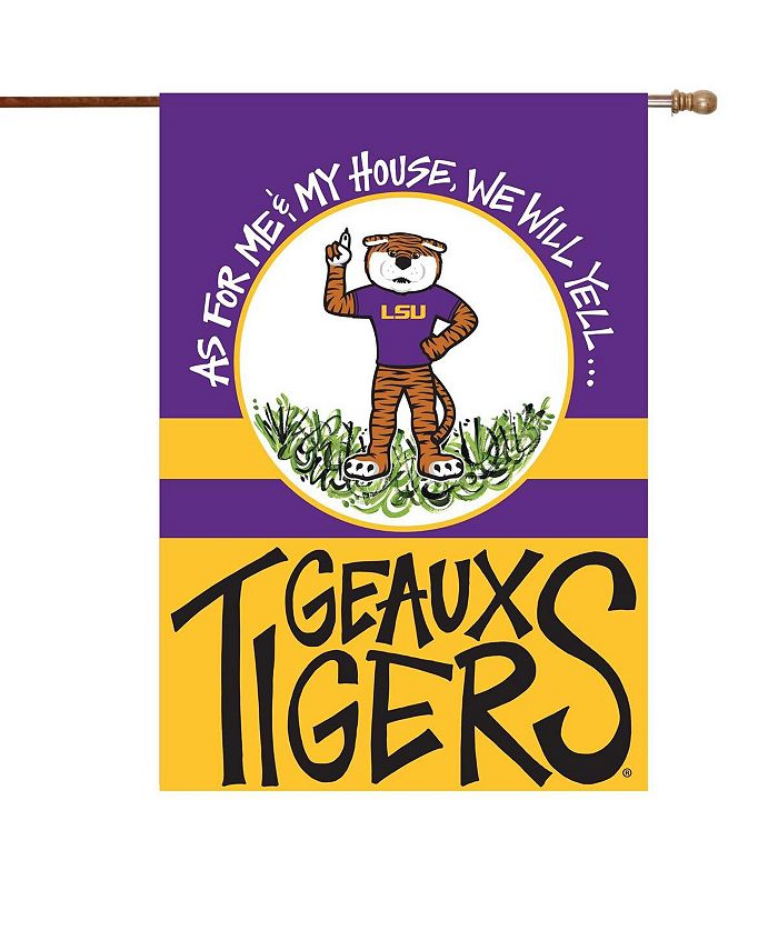 Magnolia Lane LSU Tigers 28" x 40" Double-Sided House Flag - Macy's