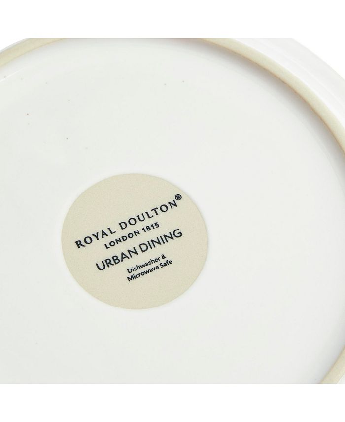 Royal Doulton Urban Dining Plate/Lid White Set of 4 - Macy's