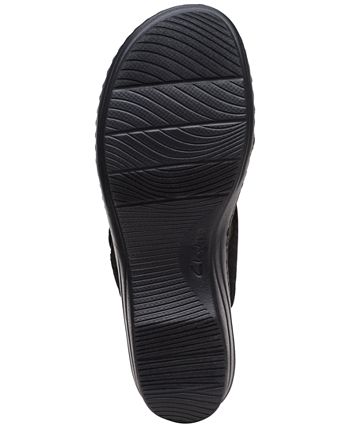 Clarks Women's Merliah Echo Slip-On Slingback Wedge Sandals - Macy's
