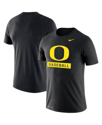 Men's Nike Black Oregon Ducks Baseball Logo Stack Legend Performance T ...
