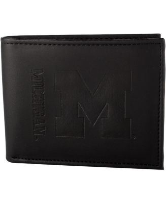 Men's Black Michigan Wolverines Hybrid Bi-Fold Wallet - Macy's