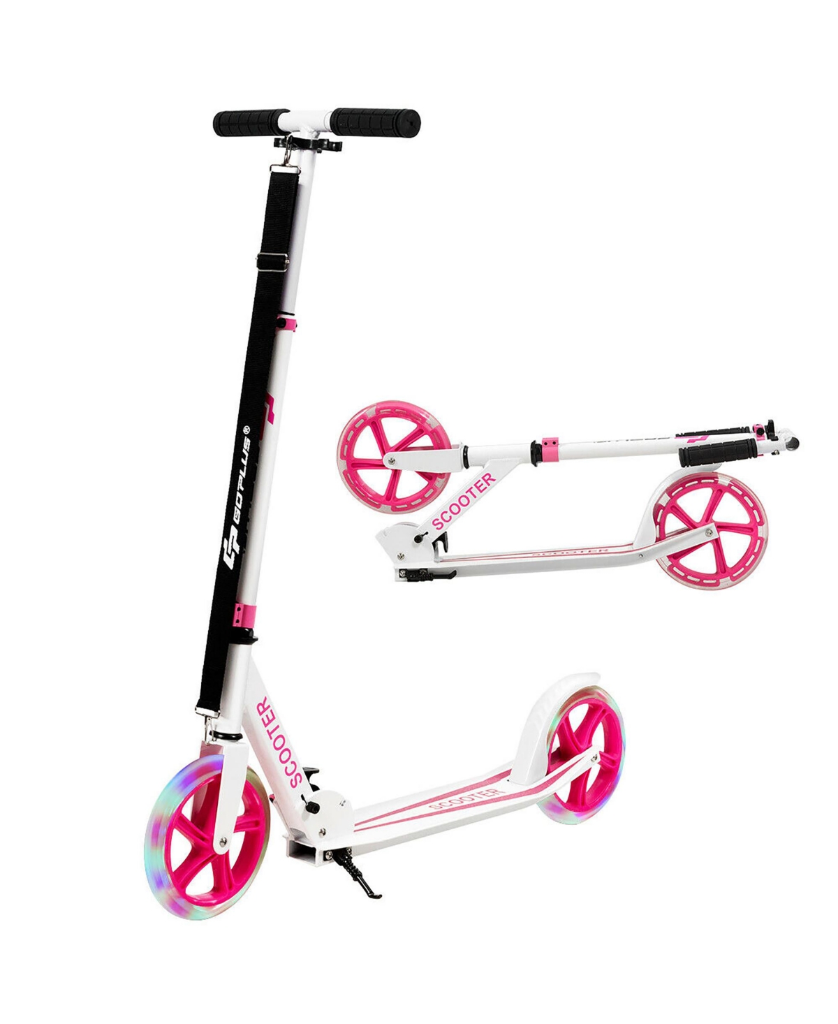 Click here for Folding Sports Kick Scooter w/Led Wheels for Kids... prices