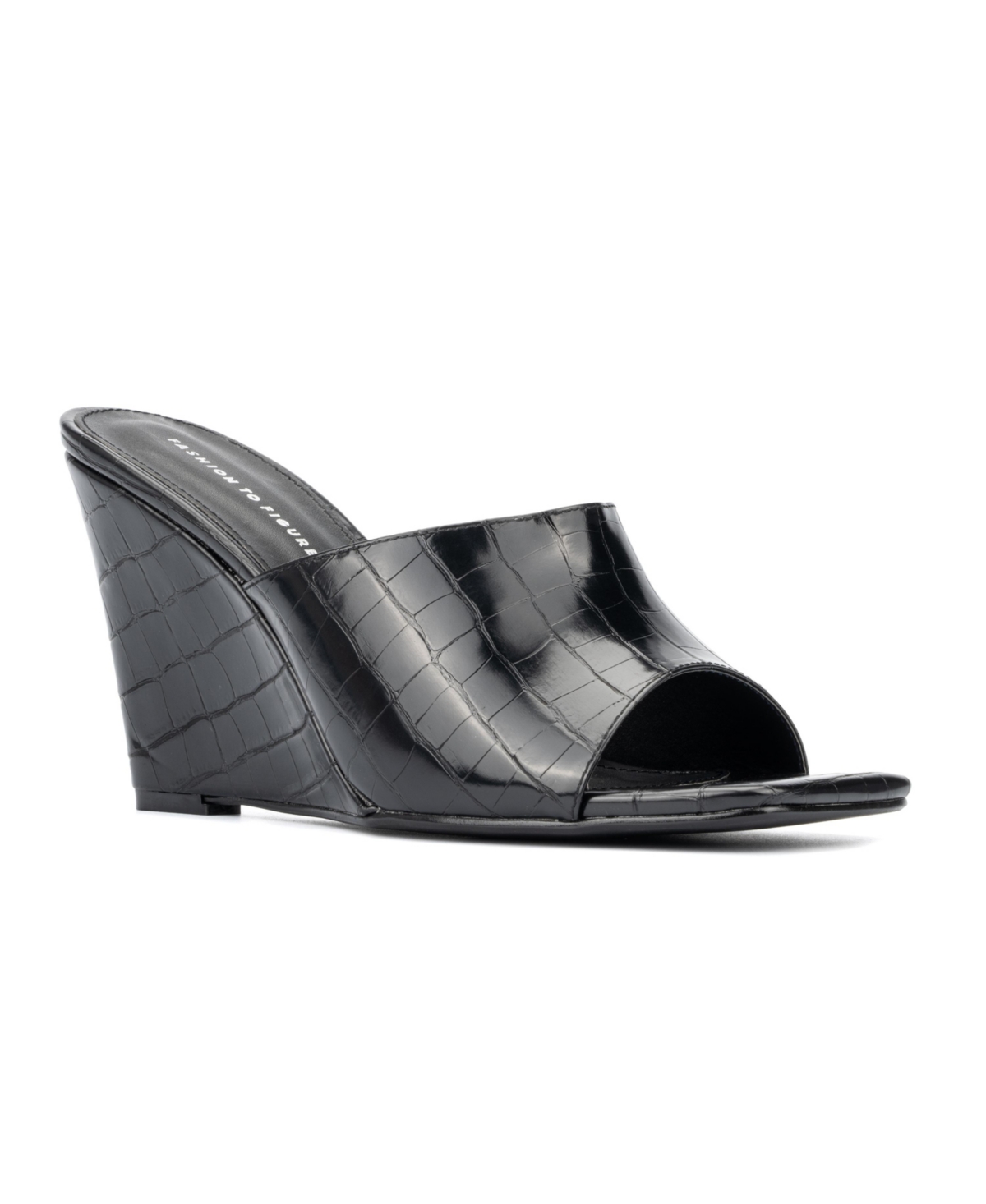 Click here for Fashion To Figure Womens Raina Wide Width Heels Mu... prices