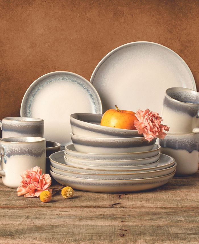 Tabletops Unlimited Tabletops Gallery Iridescent 16 PC Dinnerware Set ...