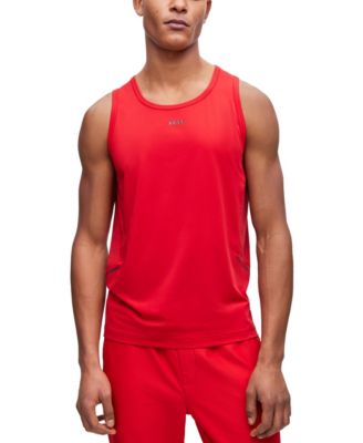 BOSS by Hugo Boss Men's Slim-Fit Decorative Reflective Pattern Tank Top ...