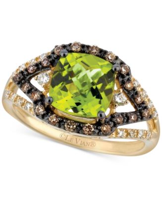 Le Vian Green Apple Peridot (2-1/10 ct. t.w.) & Diamond (1/3 ct. t.w ...