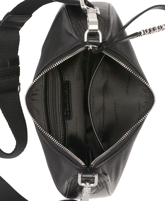Calvin Klein Clay Small Top Zipper Convertible Crossbody Bag - Macy's