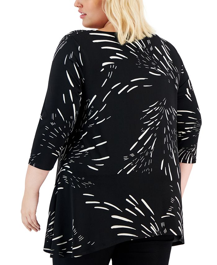 Jm Collection Plus Size Swing Top Created For Macys Macys