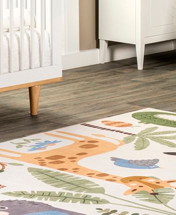 nuLoom Revel Felipa Safari Washable Kids 3' x 5' Area Rug - Macy's