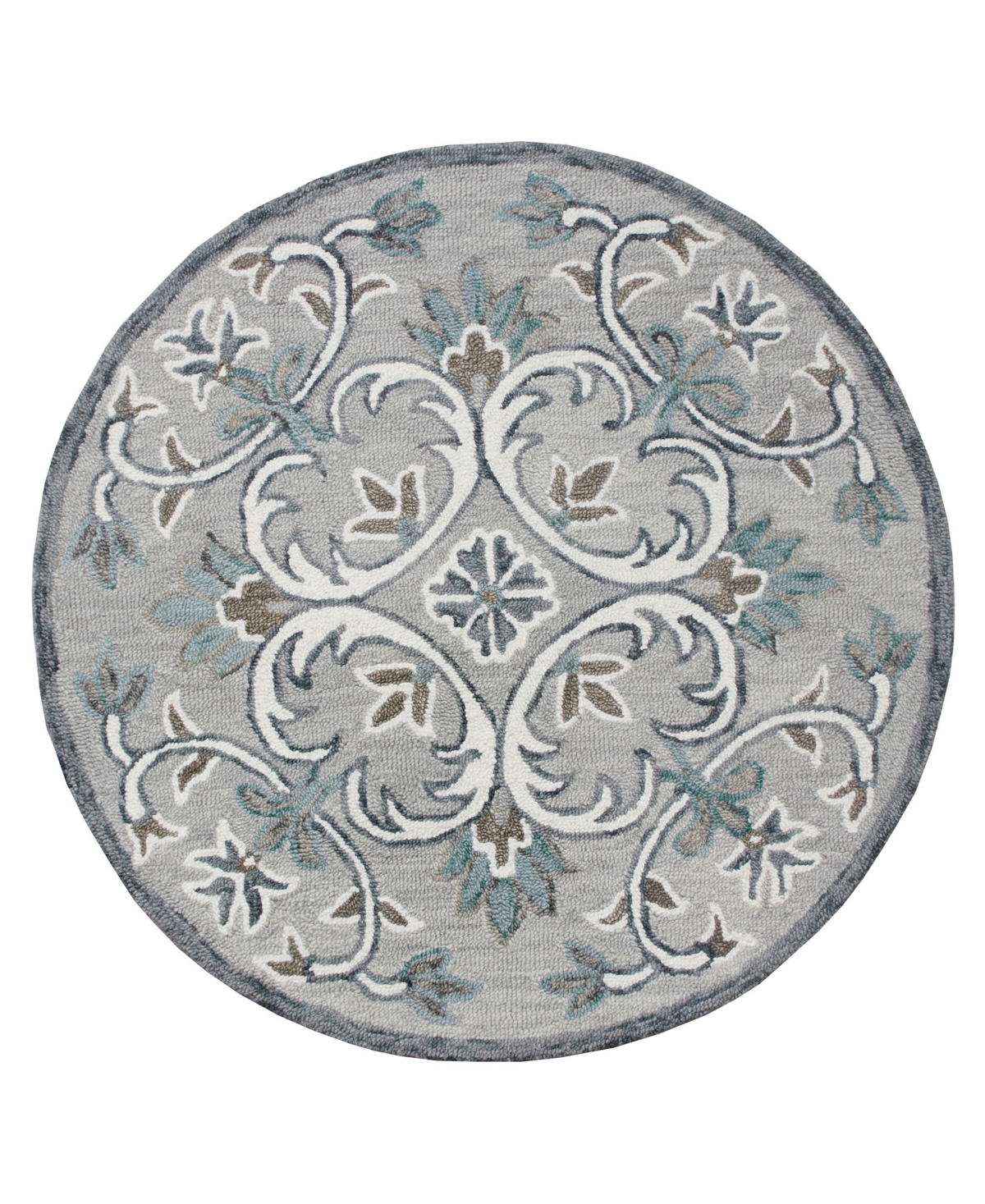 Click here for Lr Home Sweet Sinuo-152 6 x 6 Round Area Rug - Tau... prices