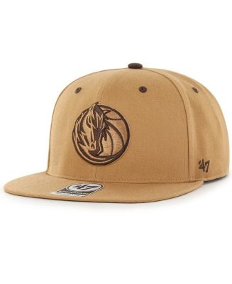 Men's '47 Brand Tan Dallas Mavericks Toffee Captain Snapback Hat - Macy's
