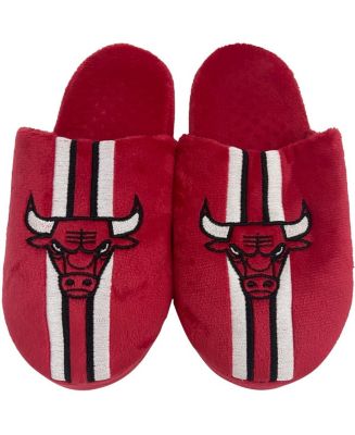 FOCO Youth Boys and Girls Chicago Bulls Team Stripe Slippers - Macy's
