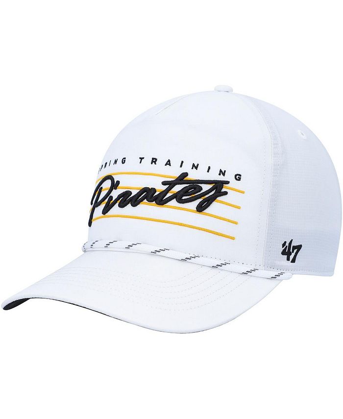 '47 Brand Men's White Pittsburgh Pirates Downburst Hitch Snapback Hat ...