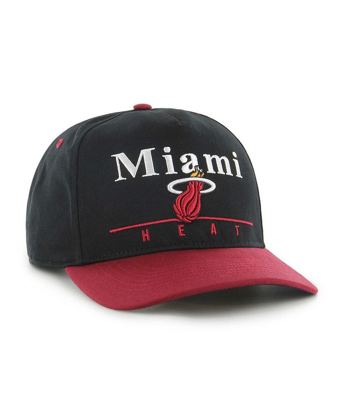 '47 Brand Men's Black, Red Miami Heat Super Hitch Adjustable Hat - Macy's