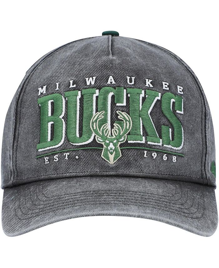 '47 Brand Men's Black Milwaukee Bucks Fontana Hitch Snapback Hat - Macy's