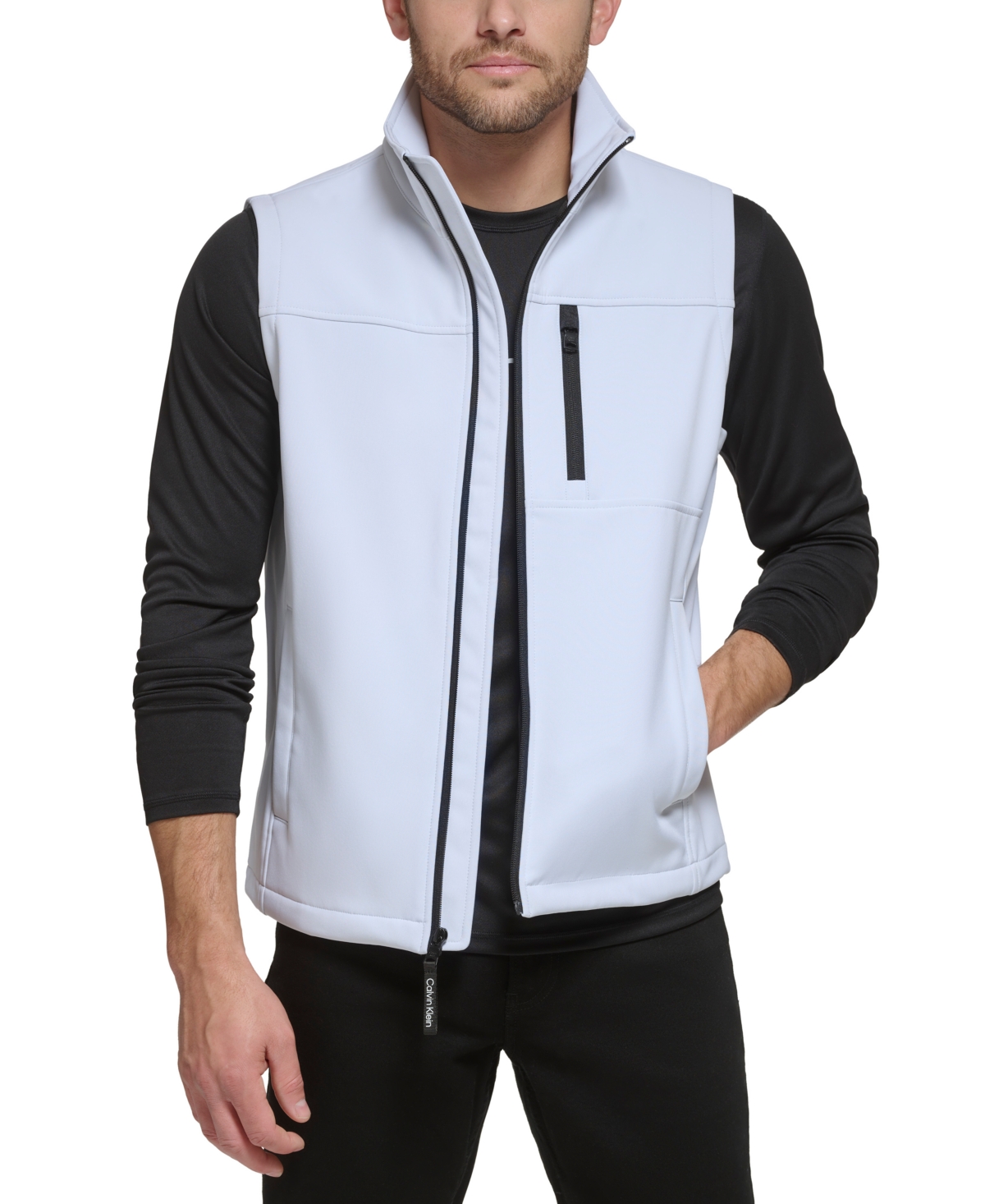 Click here for Calvin Klein Mens Infinite Stretch Soft Shell Vest... prices