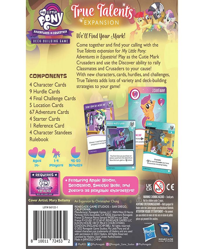 Renegade Game Studios My Little Pony Adventures In Equestria Deck ...
