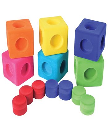 Rubbabu Rubbablox Natural Rubber Foam Blocks - Macy's