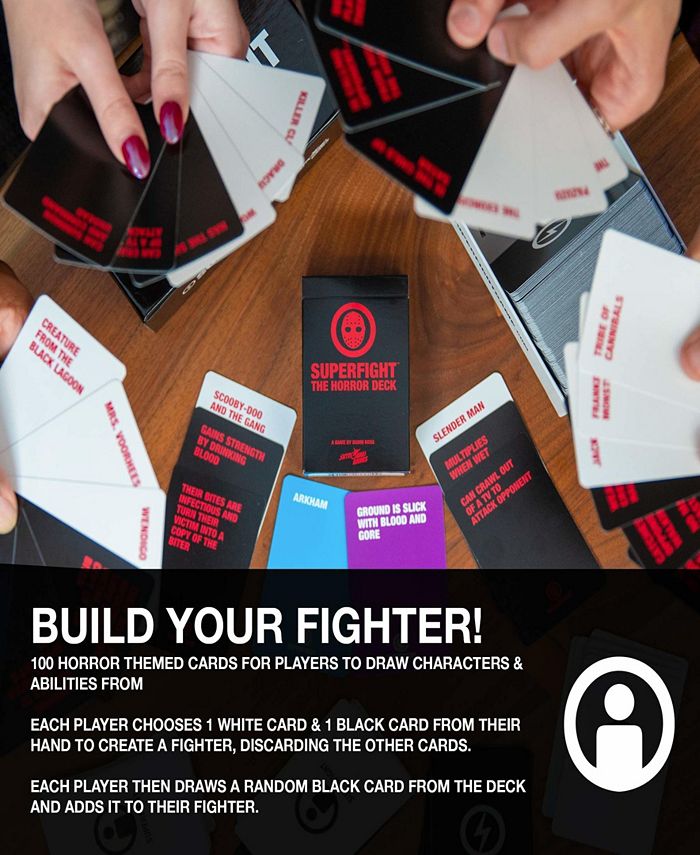 SUPERFIGHT The Horror Deck Card Game - Macy's