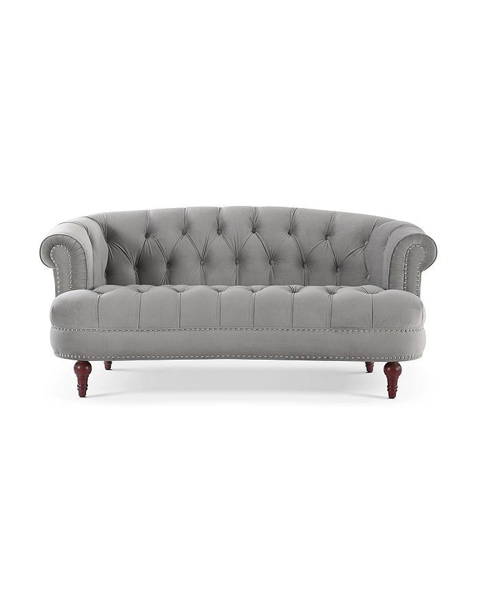Jennifer Taylor Home La Rosa 69" Victorian Chesterfield Loveseat - Macy's