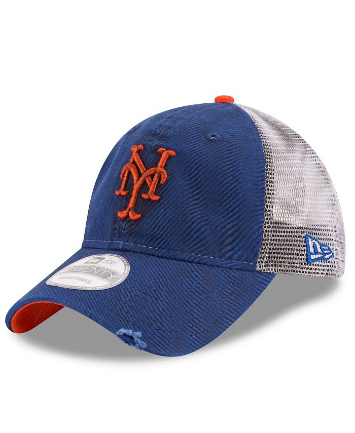 New Era Men's Royal New York Mets Team Rustic 9TWENTY Adjustable Hat ...