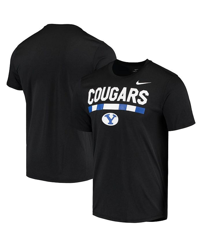 Nike Men's Black BYU Cougars Team DNA Legend Performance T-shirt - Macy's