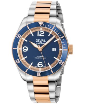 Gevril Men's Yorkville Swiss Automatic Two-Tone Stainless Steel Watch ...