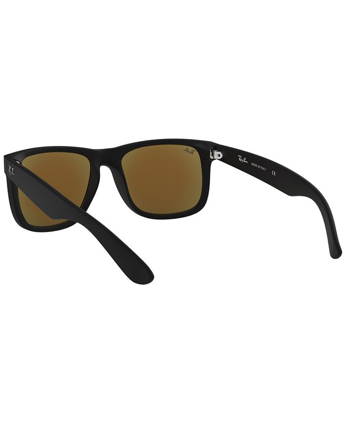 Ray-Ban Unisex Low Bridge Fit Sunglasses, RB4165F JUSTIN COLOR MIX - Macy's