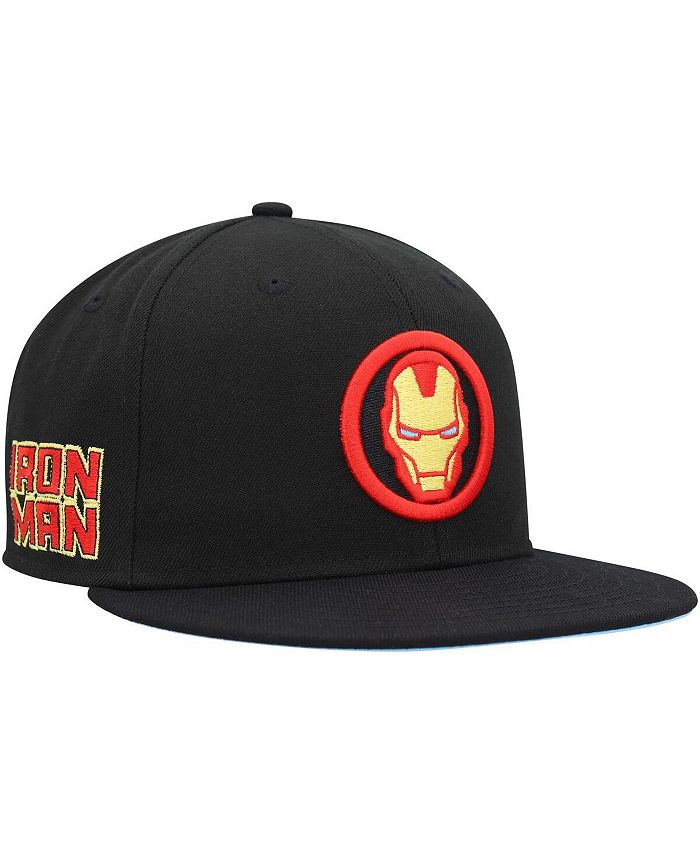 Marvel Men's Black Iron Man Fitted Hat & Reviews - Sports Fan Shop - Macy's