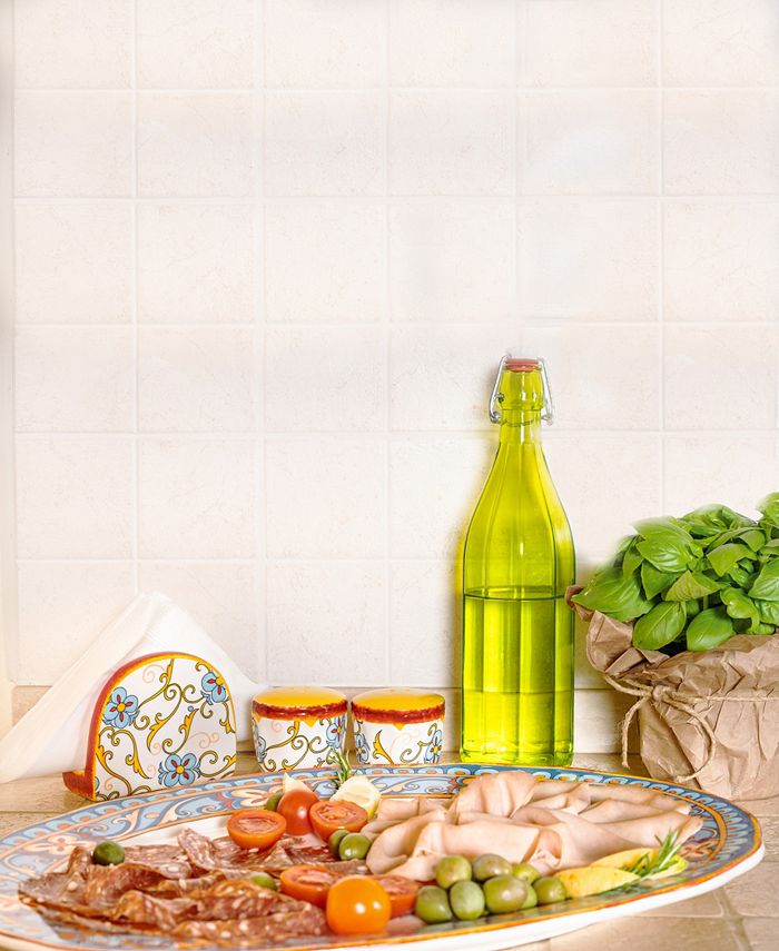 Euro Ceramica Duomo Oval Platter - Macy's